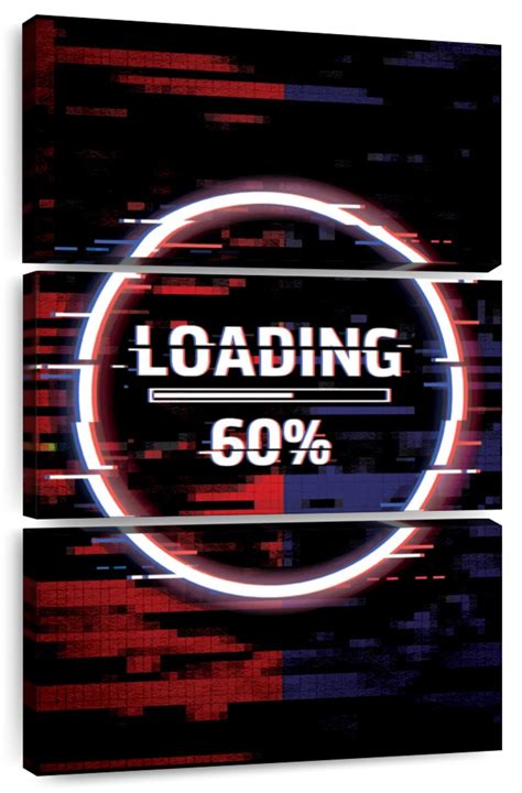 Glitch Loading Wall Art Digital Art