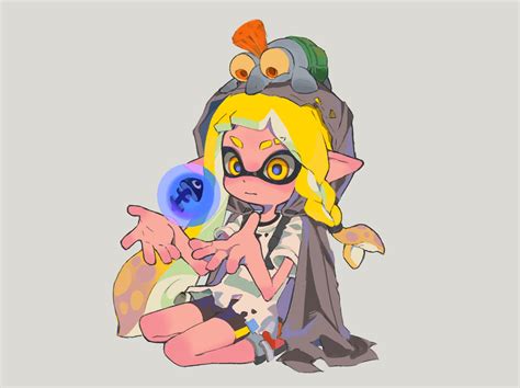 Inkling Player Character Inkling Girl And Smallfry Splatoon And More Drawn By Yabi