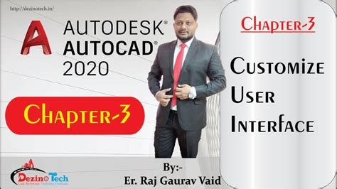 chapter 3 customize user interface cui in autocad autocad in hindi for beginners youtube