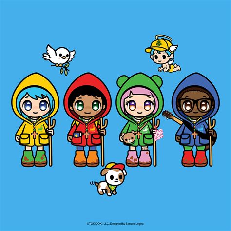 Luce And Friends Mascots Jubilee Of Hope 2025 Download Colorful Vector