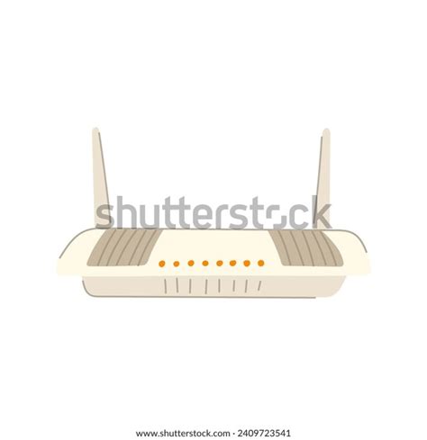 Network Router Cartoon Ethernet Home Gateway Stock Vector Royalty Free 2409723541 Shutterstock