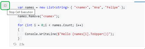 Cannot Stop Cell Execution During Running Cell In Notebook File · Issue 1852 · Dotnet