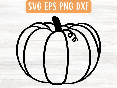Fall Pumpkin Svg File For Cricut Thanksgiving Svg For Silhouette