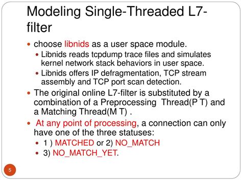 Ppt A Scalable Multithreaded L7 Filter Design For Multi Core Servers