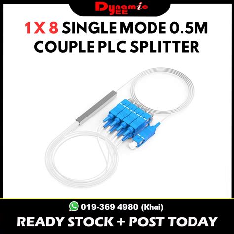 1 X 8 Single Mode 05m Couple Plc Splitter 09mm Pl101 Dynamic Ee