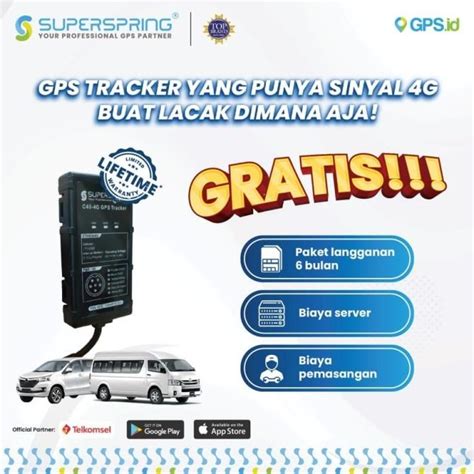 Jual Gps Tracker Pelacak Kendaraan Super Spring C40 Jaringan 4g Shopee Indonesia