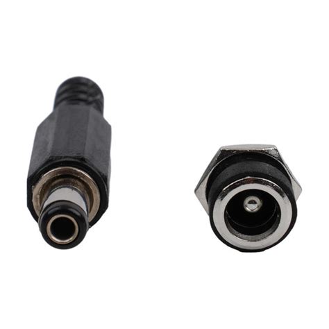 X Male Barrel Plug Female Socket Panel Mount Dc V Power Connector Set Hot EBay Australia