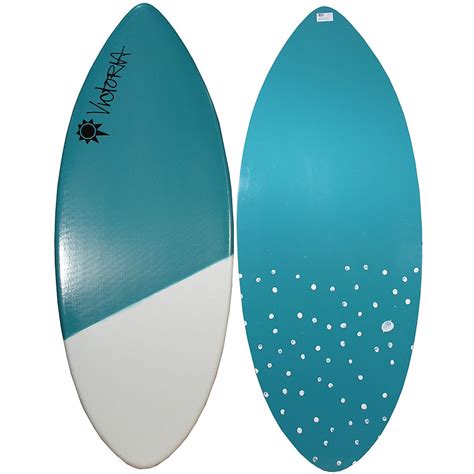 Victoria Skimboards Teal White Tail Large Skimboard