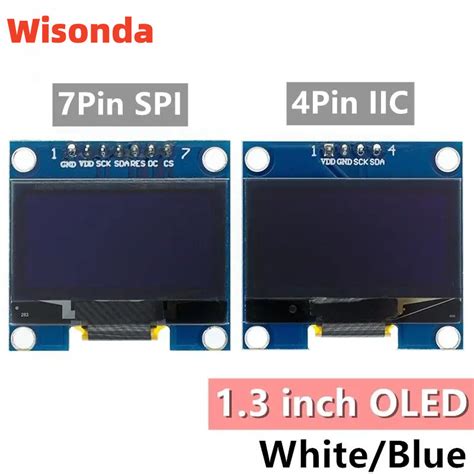 13 Oled Module Whiteblue Color 128x64 13 Inch Oled Lcd Led Display