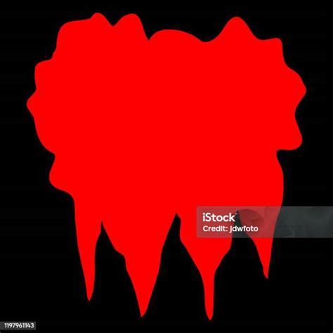 Gumpalan Merah Bergelombang Ilustrasi Stok Unduh Gambar Sekarang Basah Kondisi Bentuk