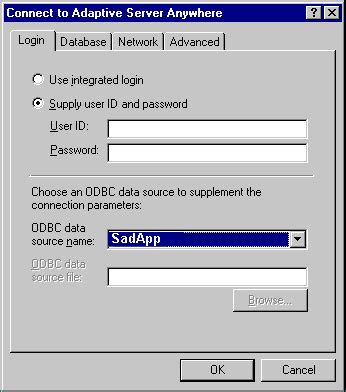 Unloading Data From Sybase Adaptive Server Anywhere