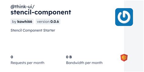Think Uistencil Component Cdn By Jsdelivr A Cdn For Npm And Github