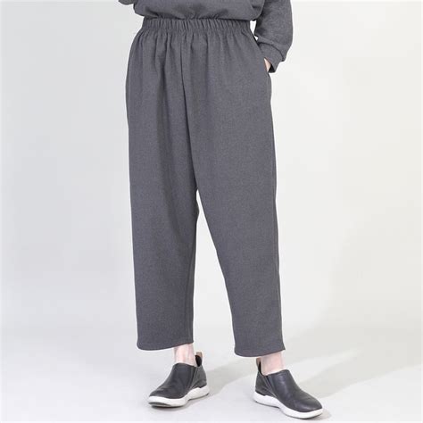 포스티 주름 여성 봄 가을 츄리닝 트레이닝 허리밴드 주머니 배기바지 P11345