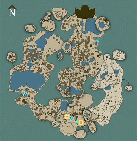 Tutorial Sky Island Map From Totk Good Estimate Of Unknown Areas Too Rtearsofthekingdom