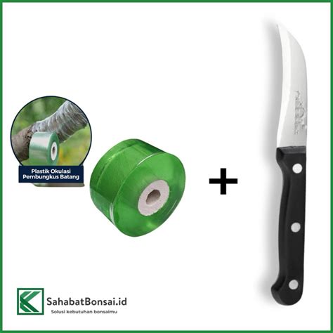 Jual Paket Plastik Okulasi And Pisau Okulasi Tanaman Cangkok Shopee