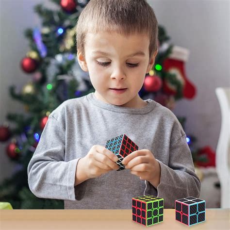 Buy Carbon Fiber Sticker Puzzle Cube Magic Cube Set Of 2x2 3x3 4x4 5x5
