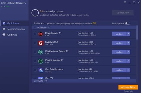 Iobit Software Updater 3 2 0 1659 Free Download Download The Latest Freeware Shareware And