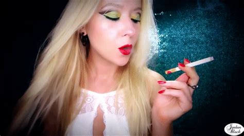 My Red Glossy Lips And Marlboro Red 855 Mp4 Goddess Jordan Black