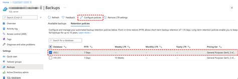 快速入门指南 备份Azure SQL Server数据库