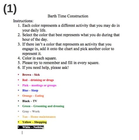 4 Lab Barth Time Construction Btc Flashcards Quizlet