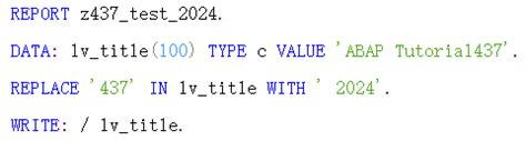 SAP ABAP 字符串操作 abap 截取字符串 CSDN博客
