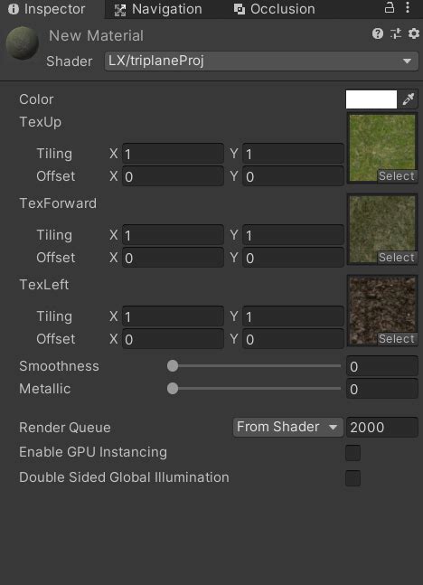 Implementation Of Unity D Triplanar Three Plane Mapping Shader
