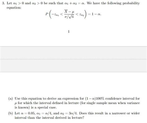 solved 3 let α1 0 and α2 0 be such that α1 α2 α we have