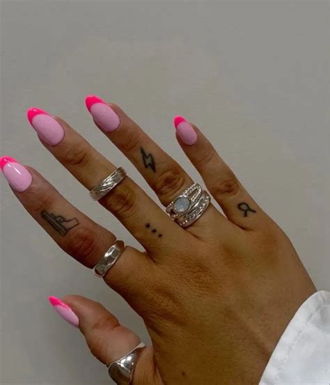 Barbiecore French Nails 20 Ideas For A Doll Like Manicure