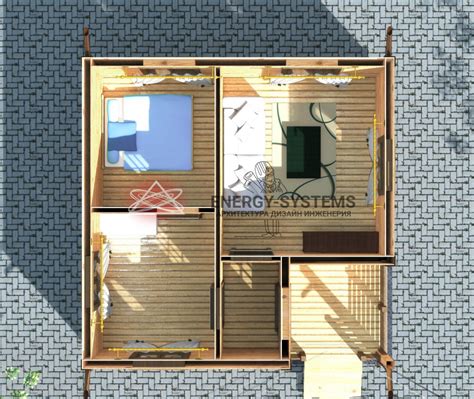 Проект дома 6 на 6 • Energy-Systems
