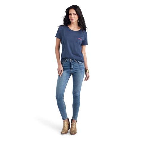 Womens Ariat Americana Retro T Shirt 10042732 C High Country