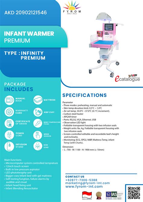 Infant Warmer Premium