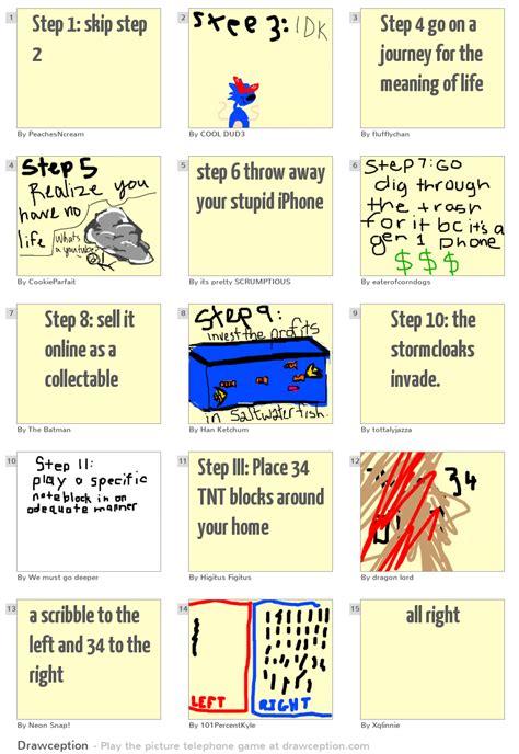 Step Skip Step Drawception