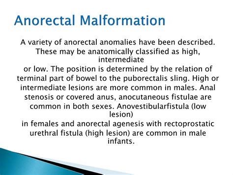 Congenital Malformations Ppt