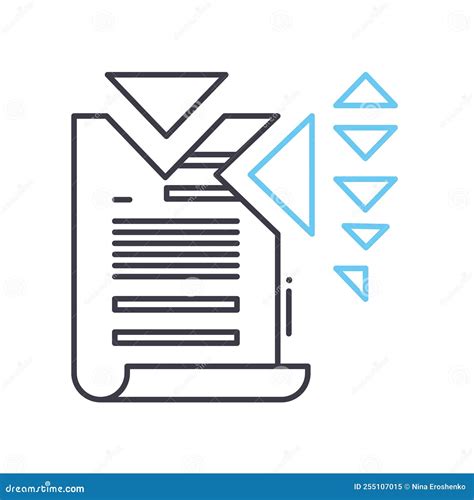 Missing Data On Analytics Line Graphic Icon Vector Sign And Symbol Isolated On White Background