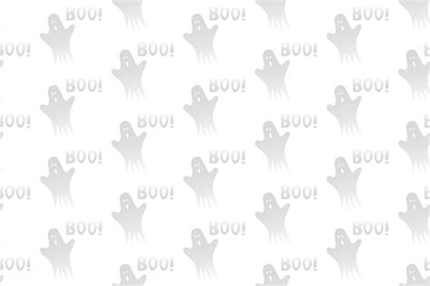 원활한 패턴 해피 할로윈 파티 유령과 문자 우우끝없는 배경 창의적인 디자인 인쇄 가능한 장식을 위한 핸드 드로잉 벡터 클립 아트 그래픽 요소 개념에 대한 스톡 벡터 아트 및