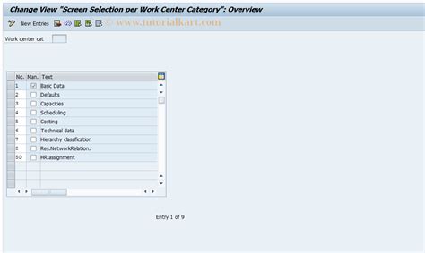 op13 sap tcode maintain screen sequence