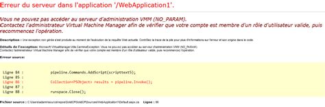 Run Scvmm Powershell Scripts C Work On Console But Not Mvc App