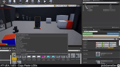 Quick Dev Tip 71 Ue4 Ue5 Copy Paste Lods — Cbgamedev