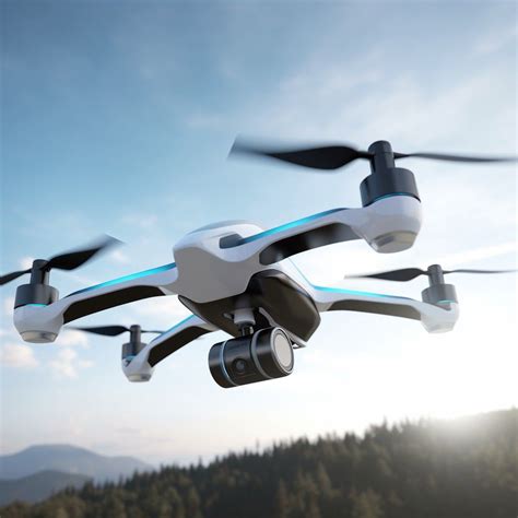 Best 13 Drone With Four Propellers And Aerodynamic Wings In The Air