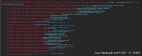 Javalangillegalargumentexception异常解决方法javalang
