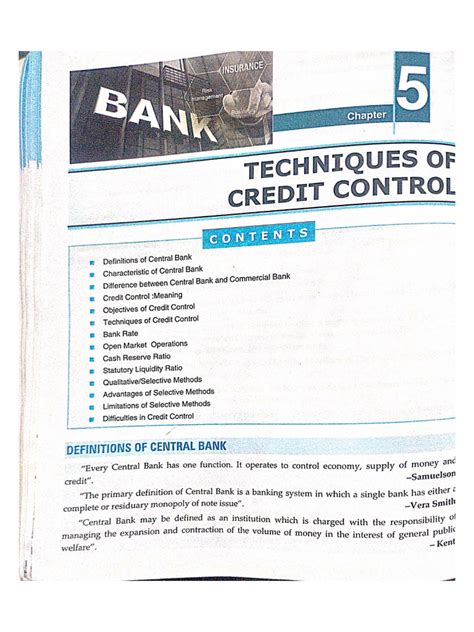 Credit Control Pdf
