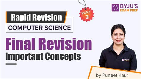 nta ugc net exam 2022 computer science important concepts revision puneet ma am bep youtube