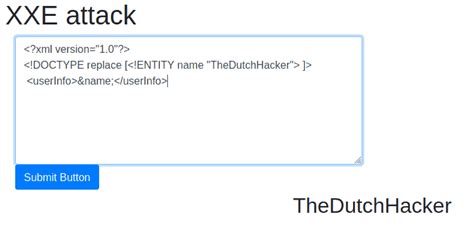 Xxe On Tryhackme The Dutch Hacker