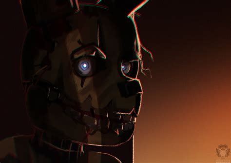 F Naf Spring Trap Fan Art Wallpaper