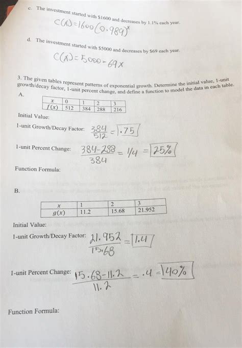 Solved How Do You Find The Function Formula In Number 3 Chegg Com