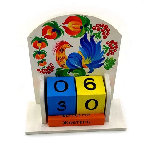 Купити Вічний календар із дерева Птаха Незалежності ціна 365 ₴ Prom Ua Id 1823975059