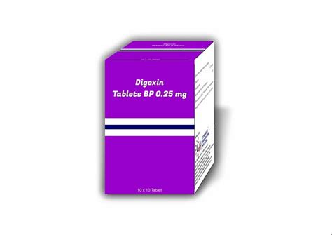 Digoxin Tablets Bp 0 25 Mg At ₹ 14 Strip डिगोक्सिन टैबलेट In Ahmedabad Id 2856669170997