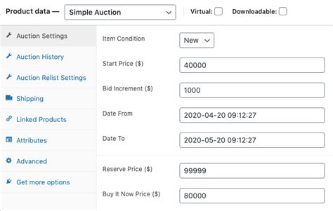 Wordpress Forward Auctions Plugin Woo Auction Software