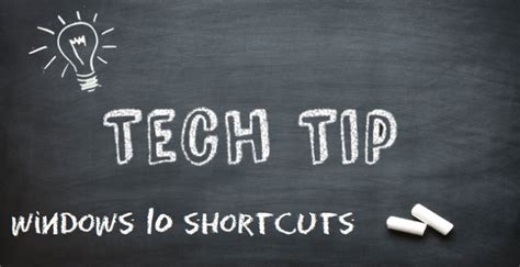 Tech Tip Cool Windows Shortcuts Insight Integration