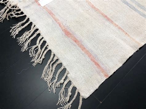 Hemp Turkish Kilim Oversize Hemp Kilim Rug 10 Ft White Hemp Kilim